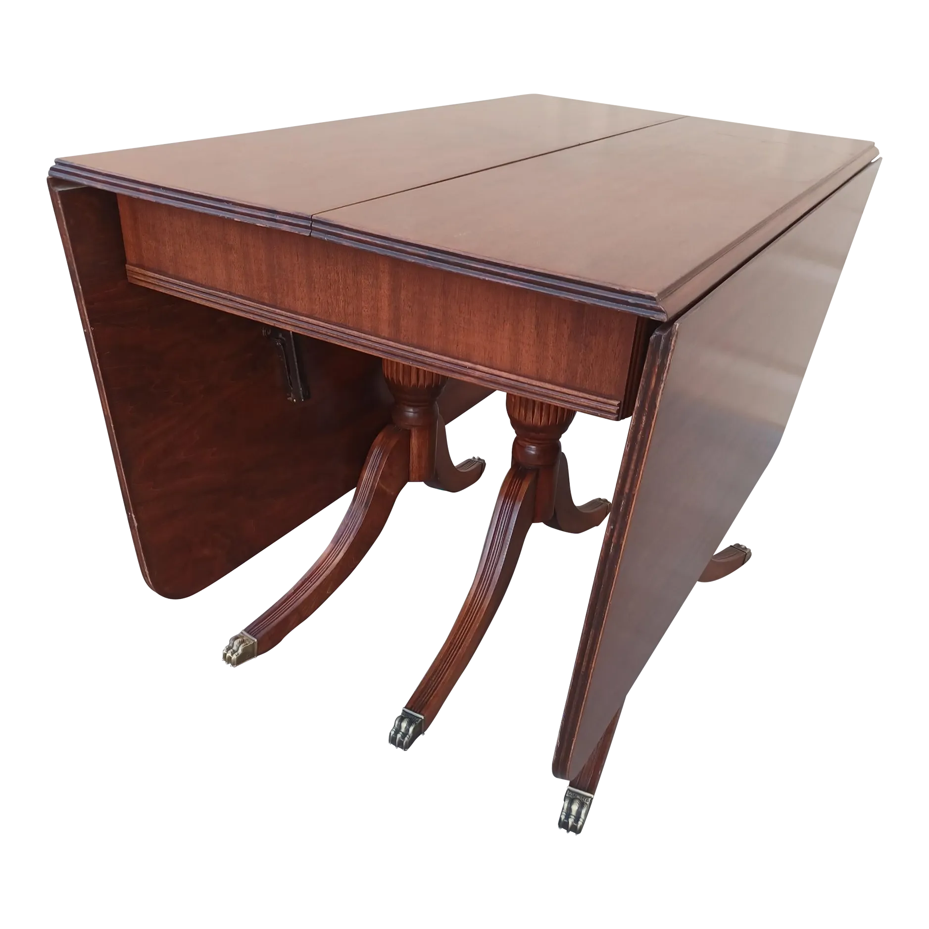 Vintage Duncan Phyfe Style Drop Leaf Table | Chairish