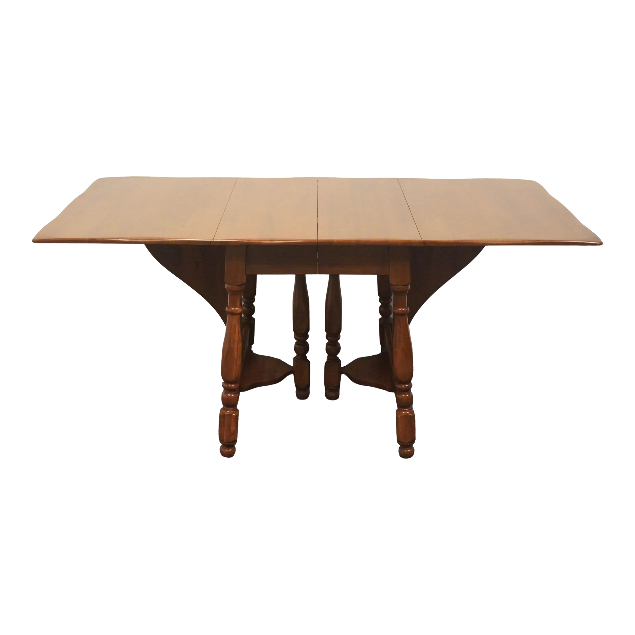 Abernathy Furniture Solid Hard Rock Maple Colonial Style 69" Butterfly ...