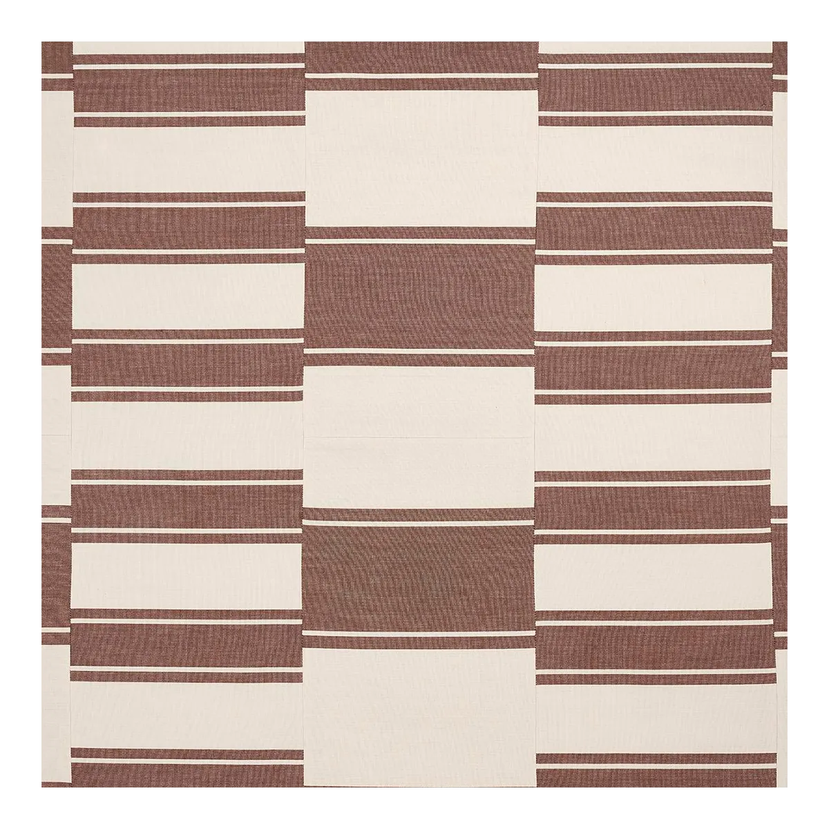 Sample - Schumacher Nomad Fabric in Rust | Chairish