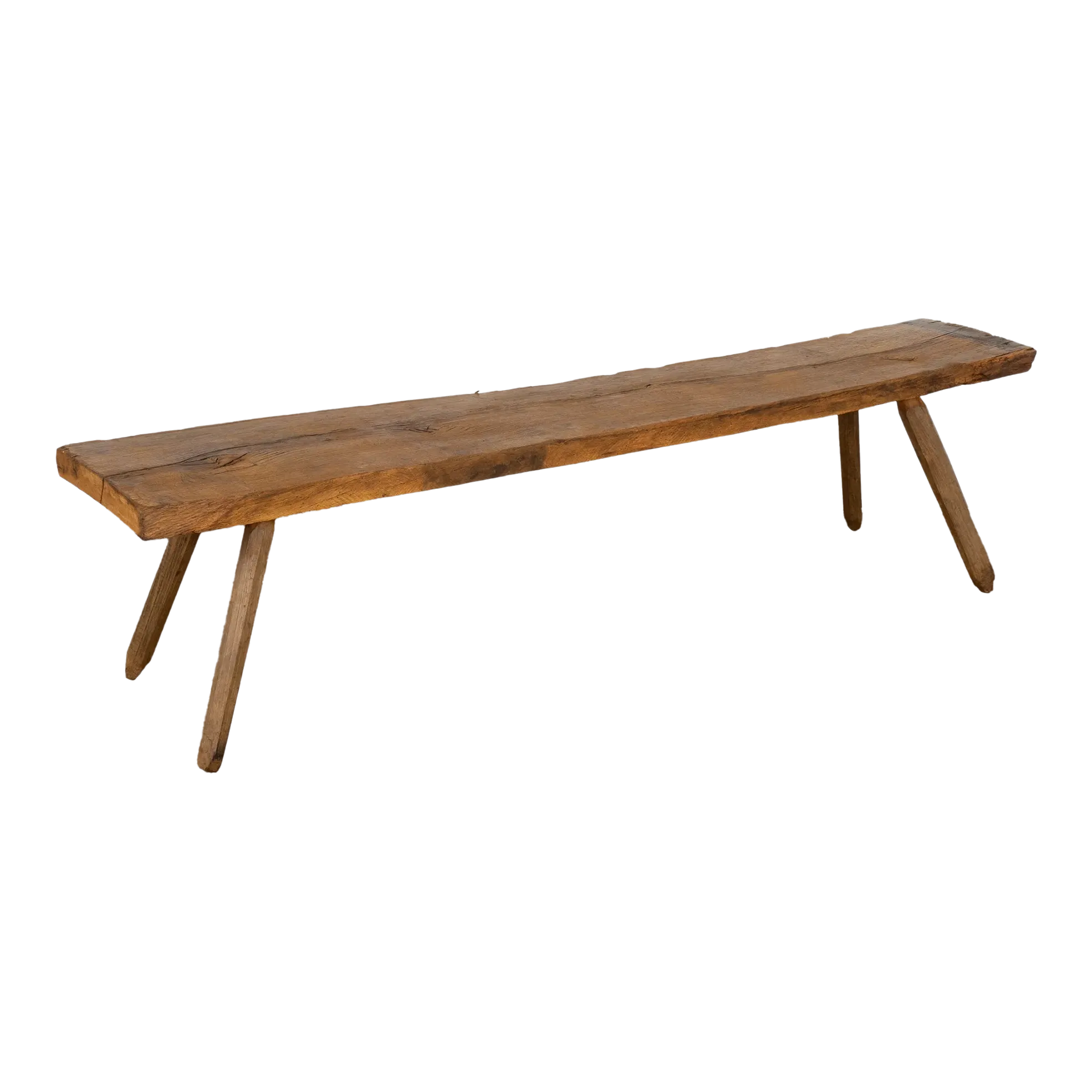 Narrow rustic bench store