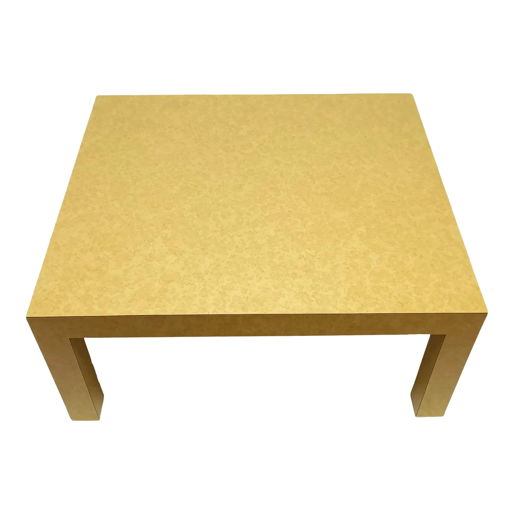 1970s Yellow Parsons Coffee Table | Chairish