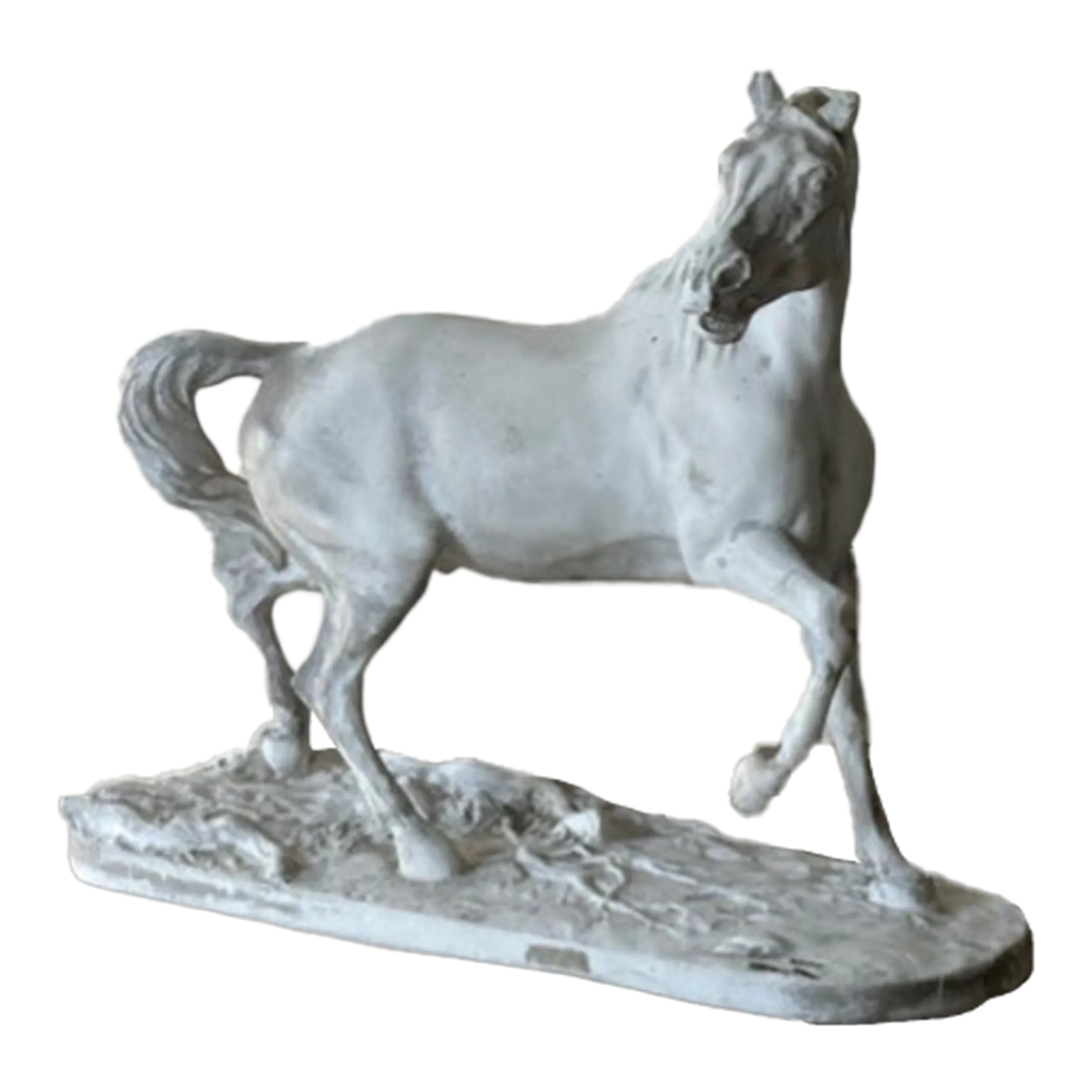 Plaster Sculpture's Model of a Horse, 19th Century French | Chairish
