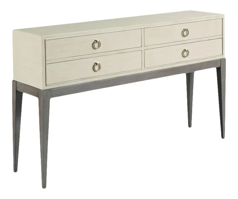 Harper Console Table in Light Gray | Chairish