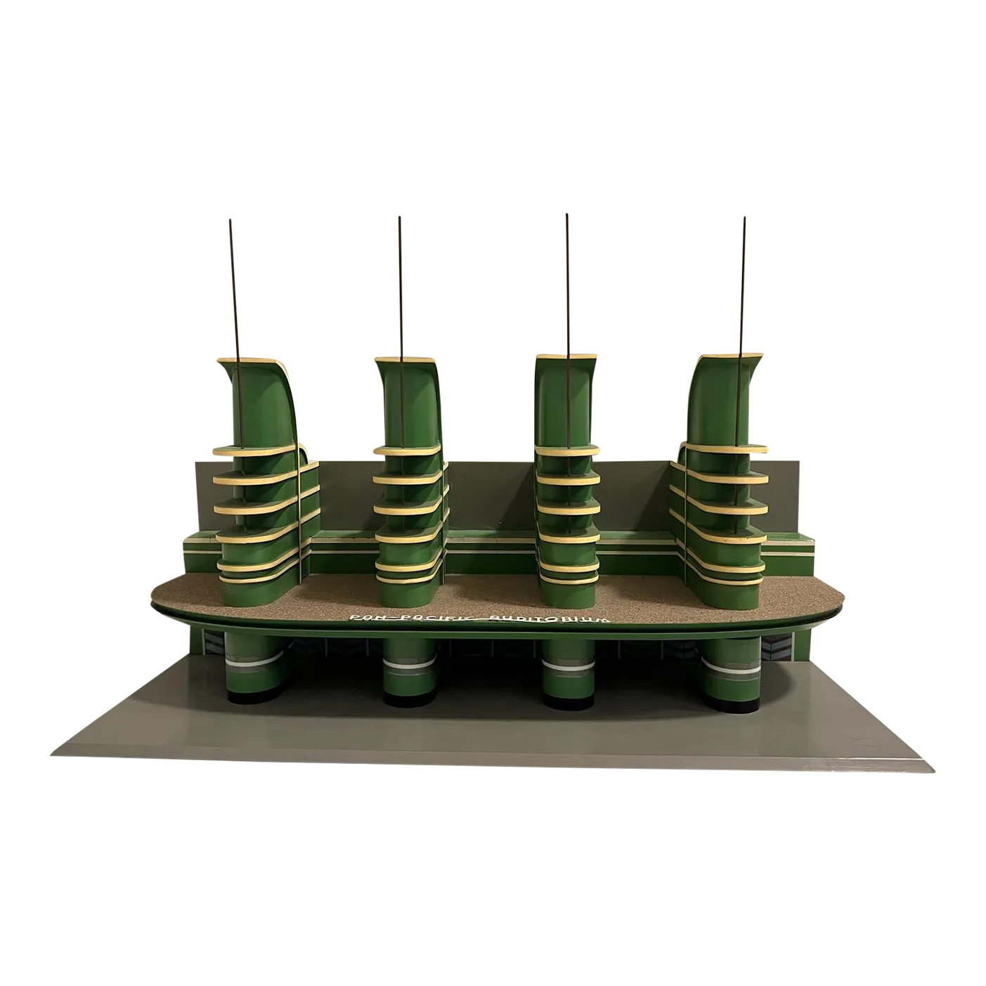 1990s Pan Pacific Auditorium, Historic Architectural Scale Model | Chairish