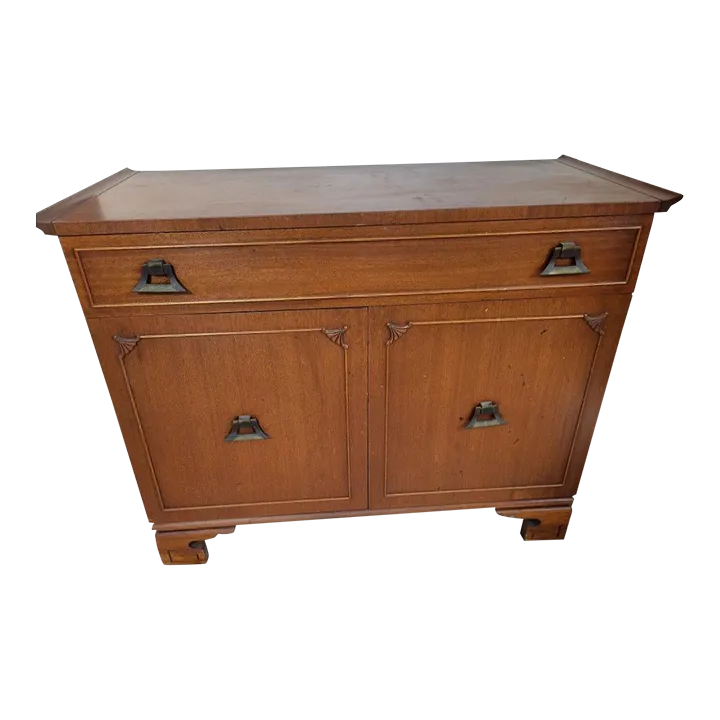 1970s Rway Mahogany Mid Century Craftsman Buffet | Chairish