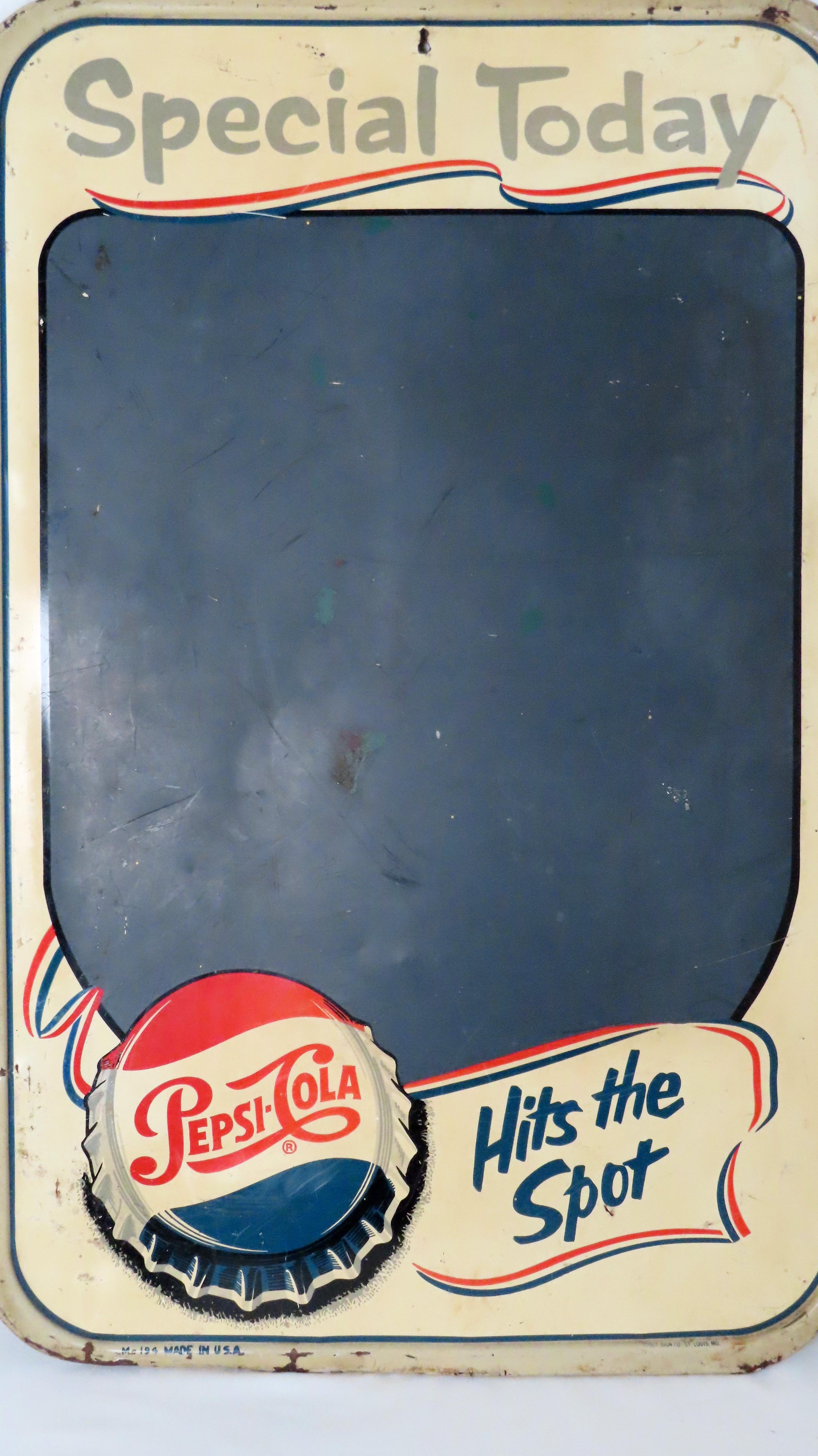 Pepsi Advertisement Sign
