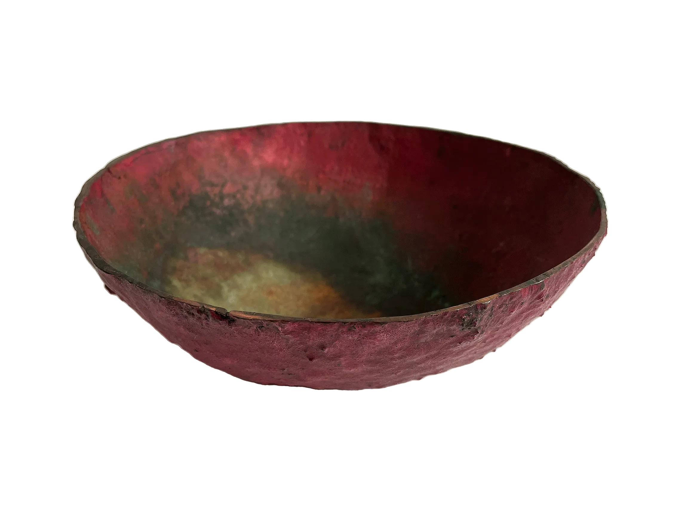 Vintage Late 20th Century Artist Made Raku Bowl | Chairish