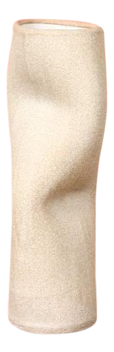 Organic Modern Sculptural Extruded Ceramic Stem Vase | Chairish