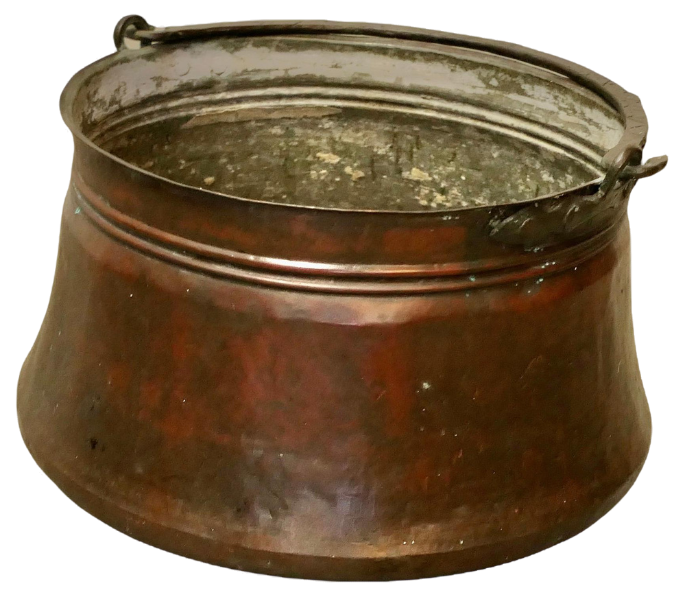 19th Century Copper Cooking Pot Chairish