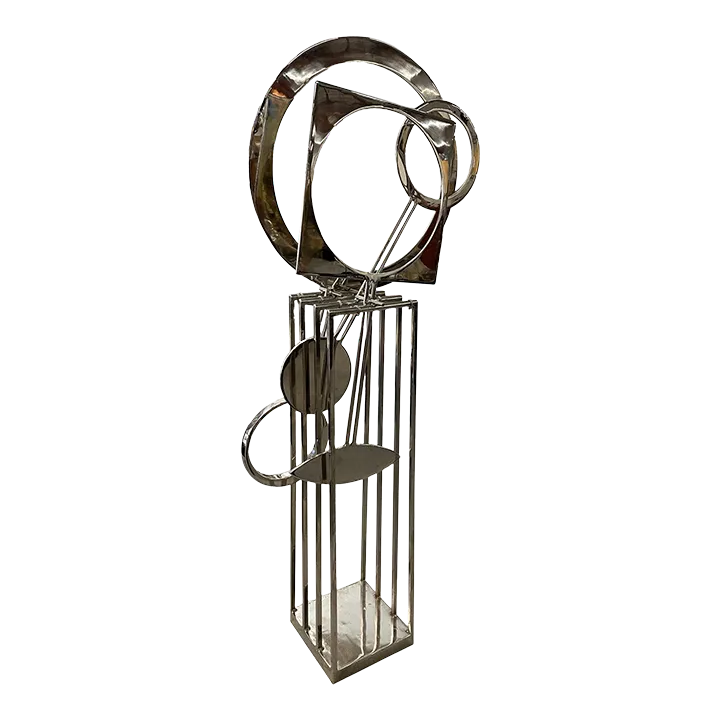 Large Bruce Stillman Steel 1981 Kinetic Sculpture | Chairish