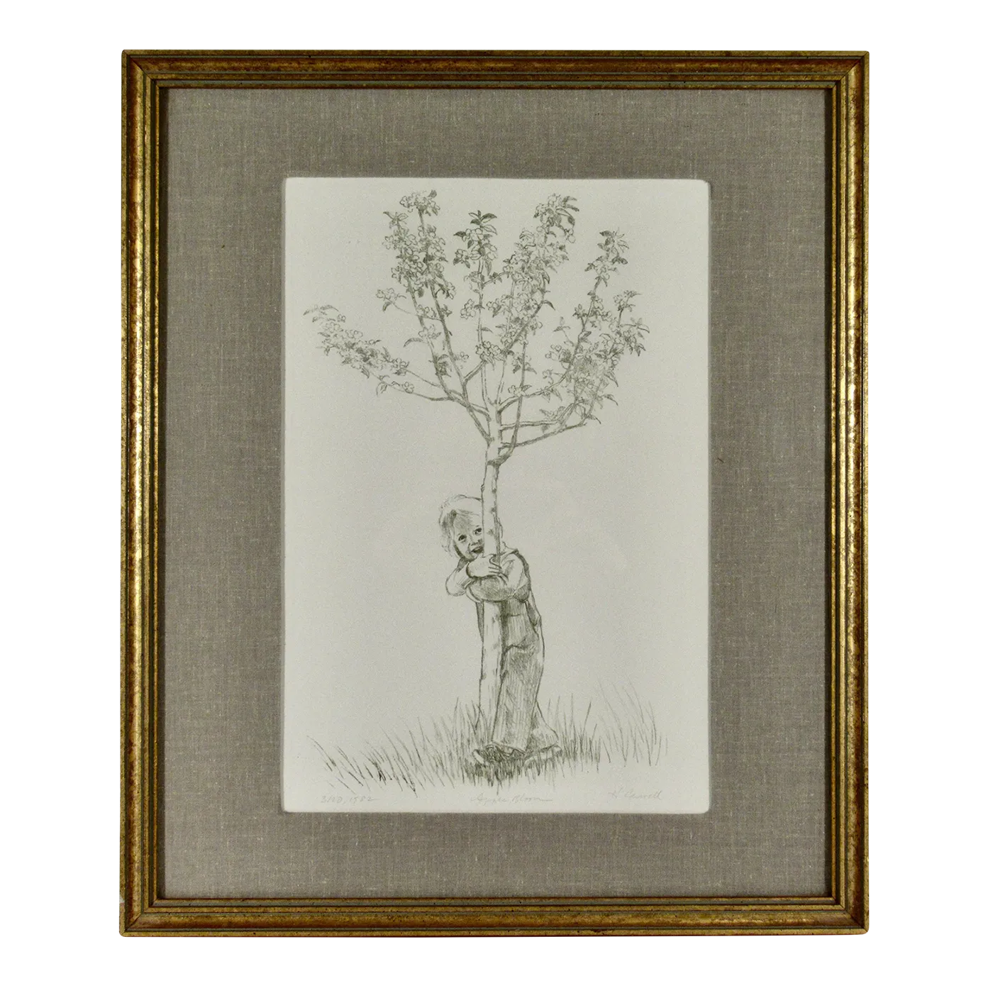 Helen Rayburn Caswell Apple Bloom, 1982 | Chairish