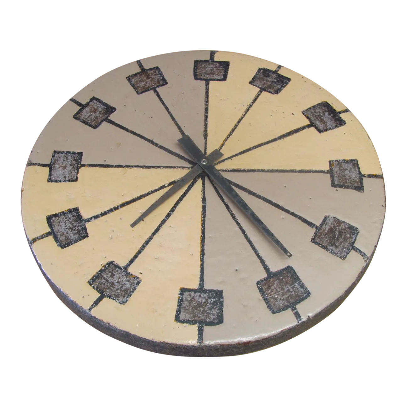 1960s Howard Miller Ceramic Clock Design by George Nelson and Aldo ...