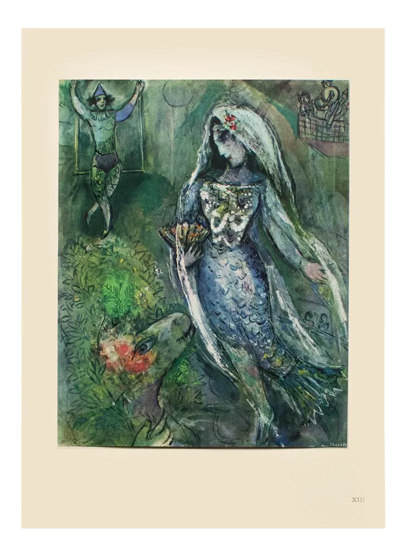 1947 After Marc Chagall "The Tail of Mermaids", First Edition Period ...