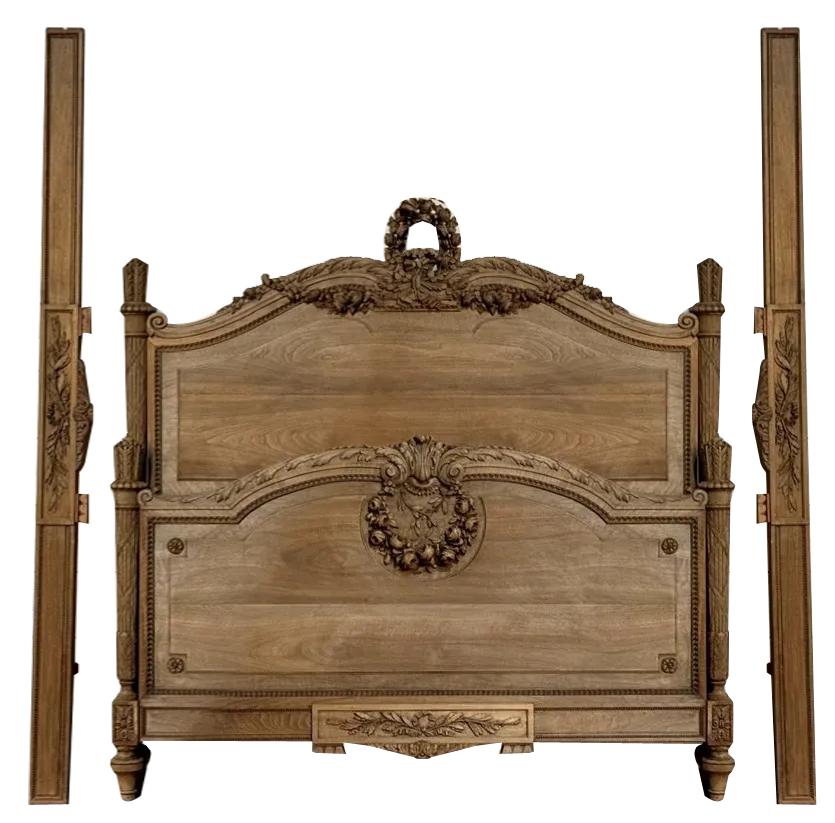 French Louis XVI Bed Frame, 1880s | Chairish