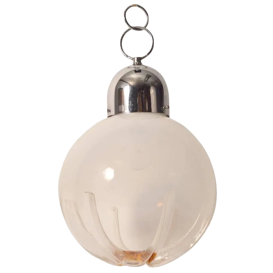 Hanging Ball Fixture by Mazzega | Chairish