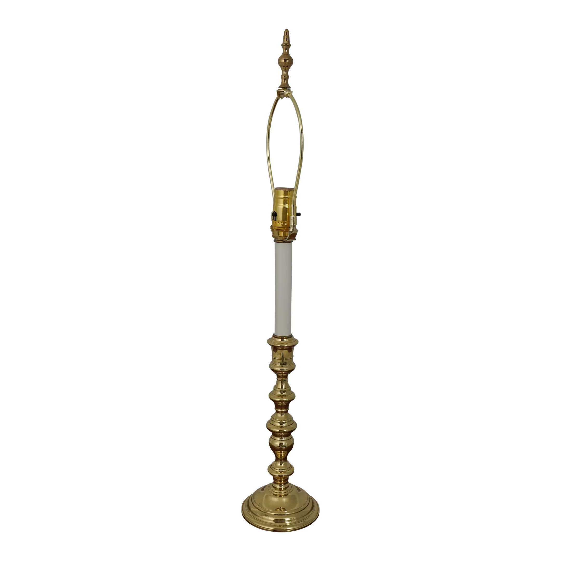 Colonial Williamsburg Solid Brass Colonial Table Lamp | Chairish