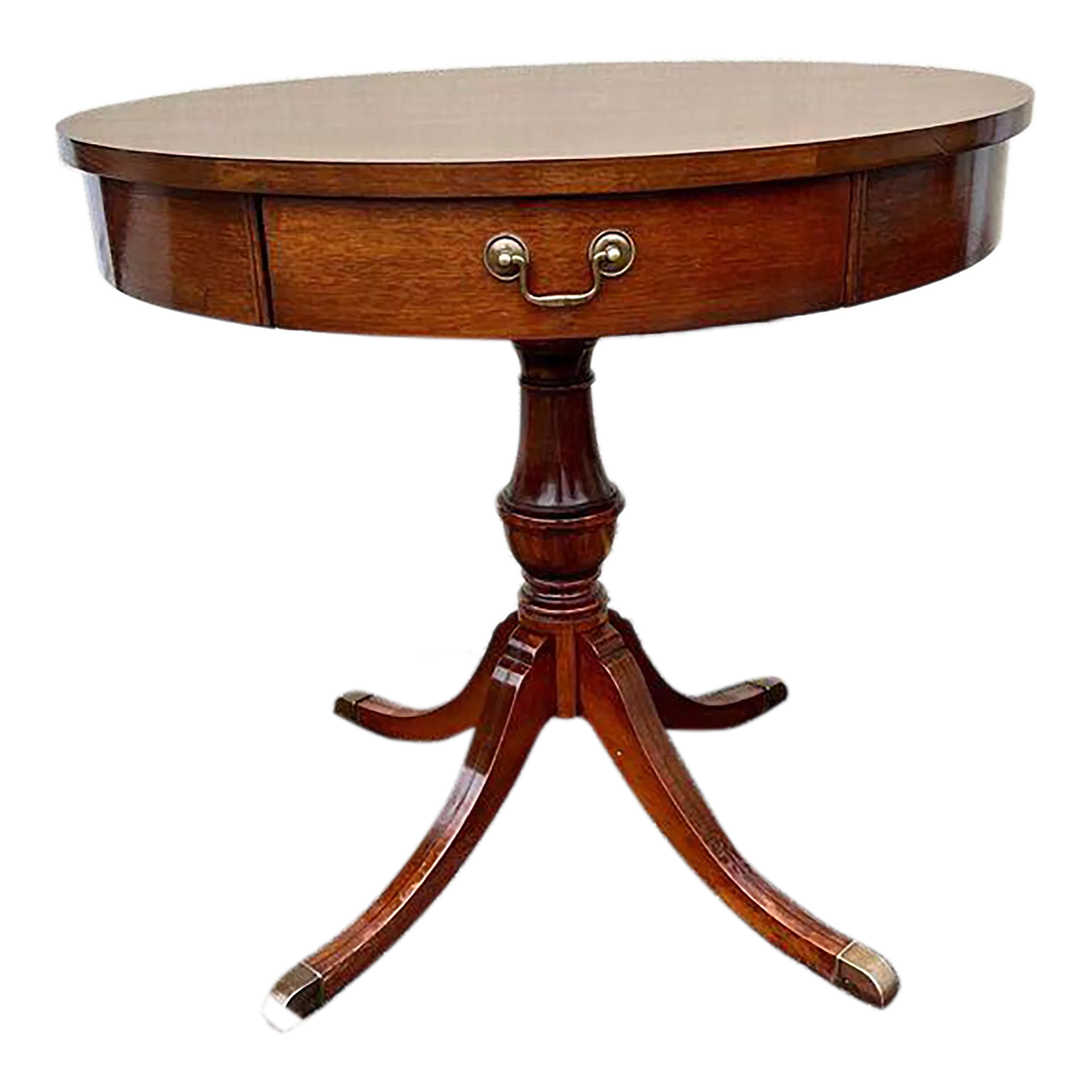 Mid 20th Century Mersman Furniture Vintage Federal Style. Mahogany Drum ...