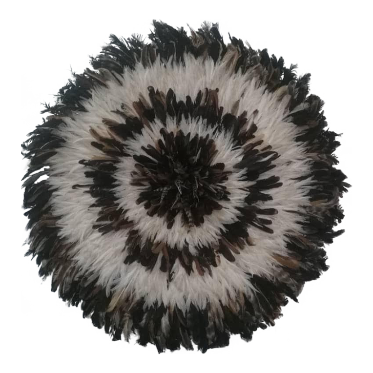 Juju Hat Natural and White of 39" - 100 Cm | Chairish