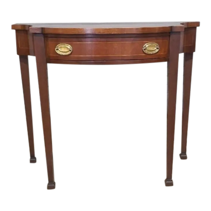 Mid 20th Century Kittinger Mahogany Collection Hall Table Console Table ...