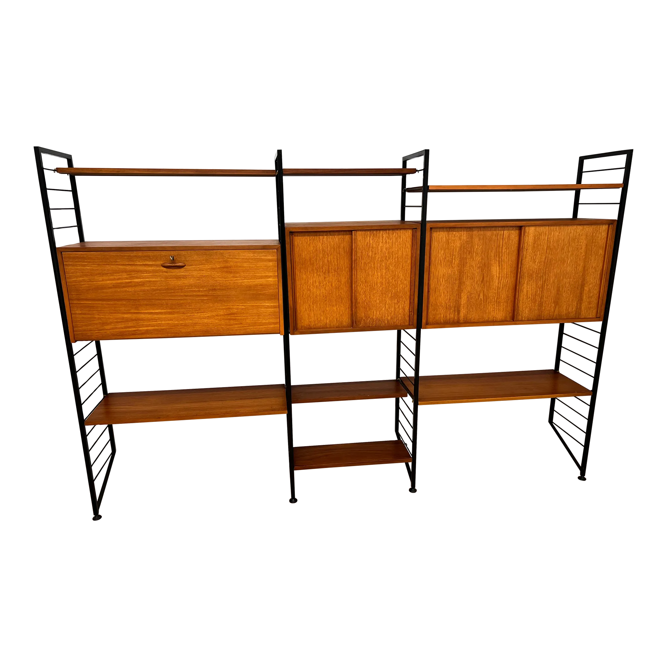 1960s Mid Century Ladderax Modular Wall Unit | Chairish