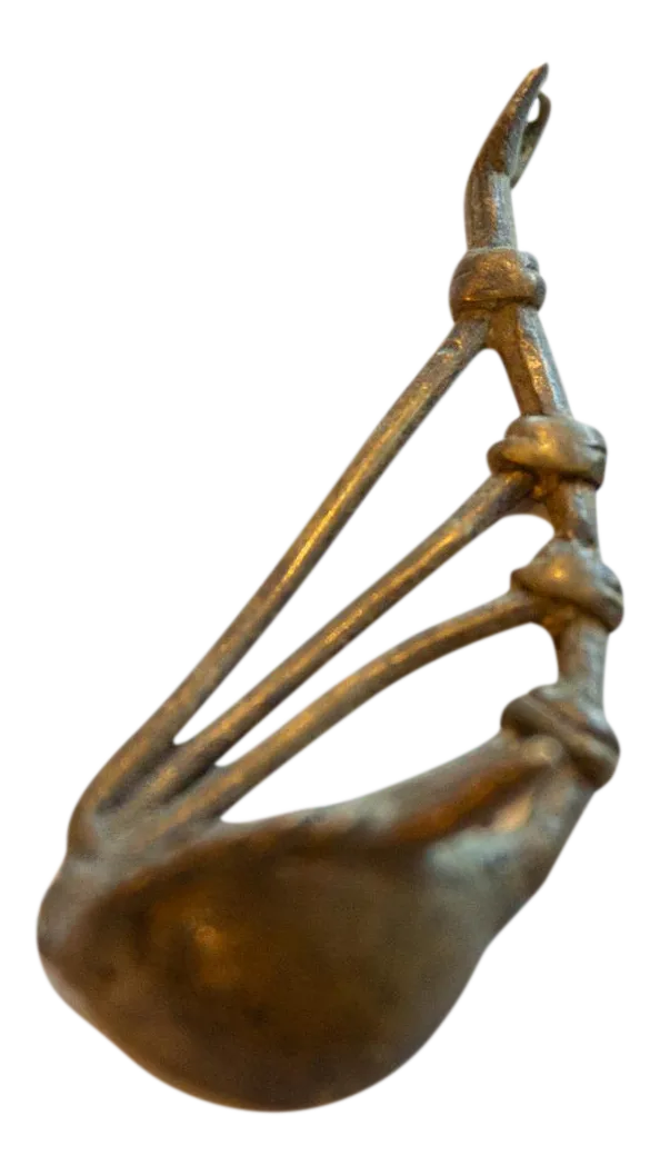 Vintage African Bronze Musical Instrument | Chairish