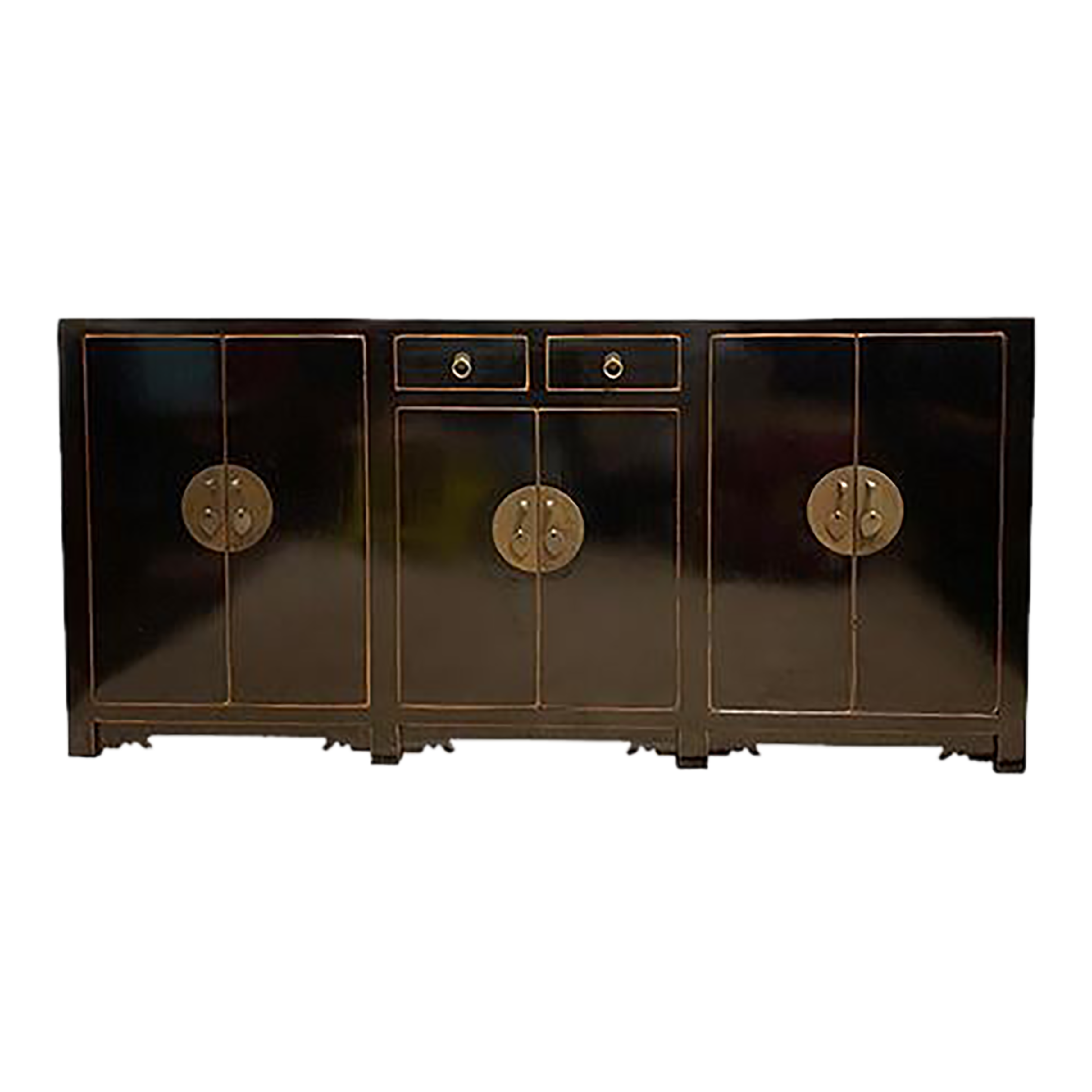 1990s Asian Long Shang Dong Buffet Table | Chairish