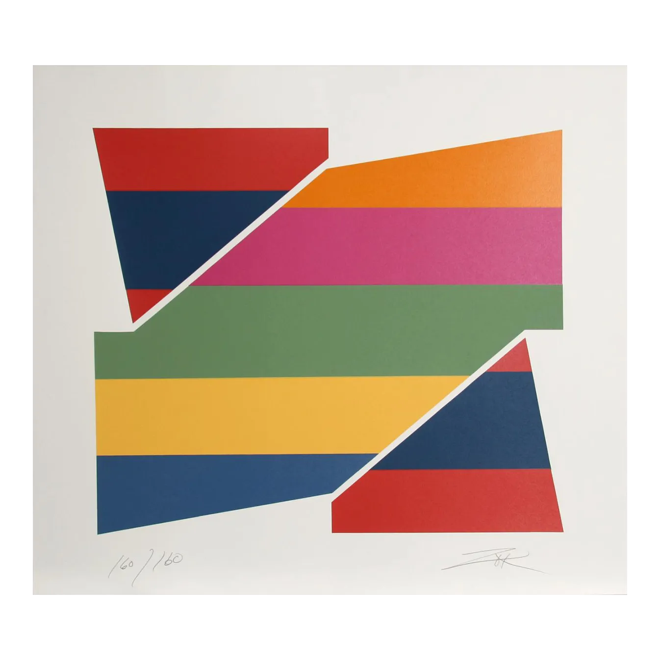 Rotation I, Larry Zox Screen Print | Chairish