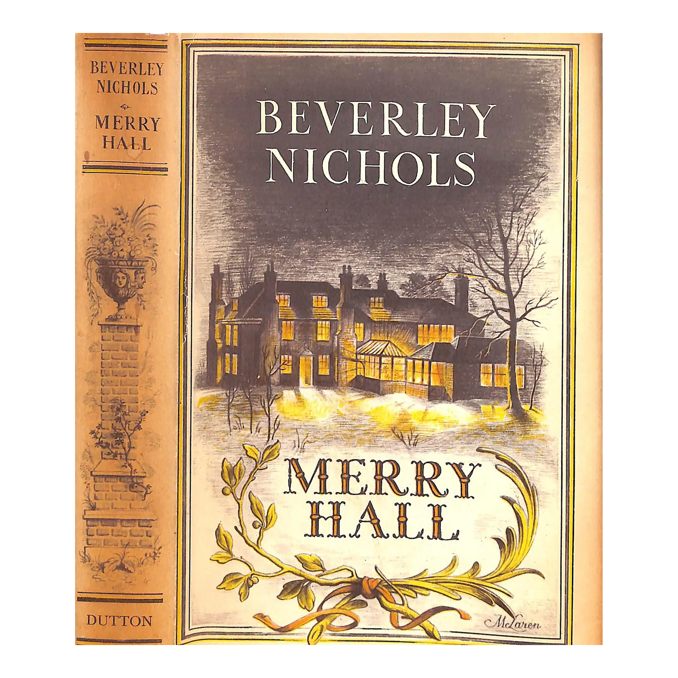 "Merry Hall" Book 1954 Nichols, Beverley | Chairish