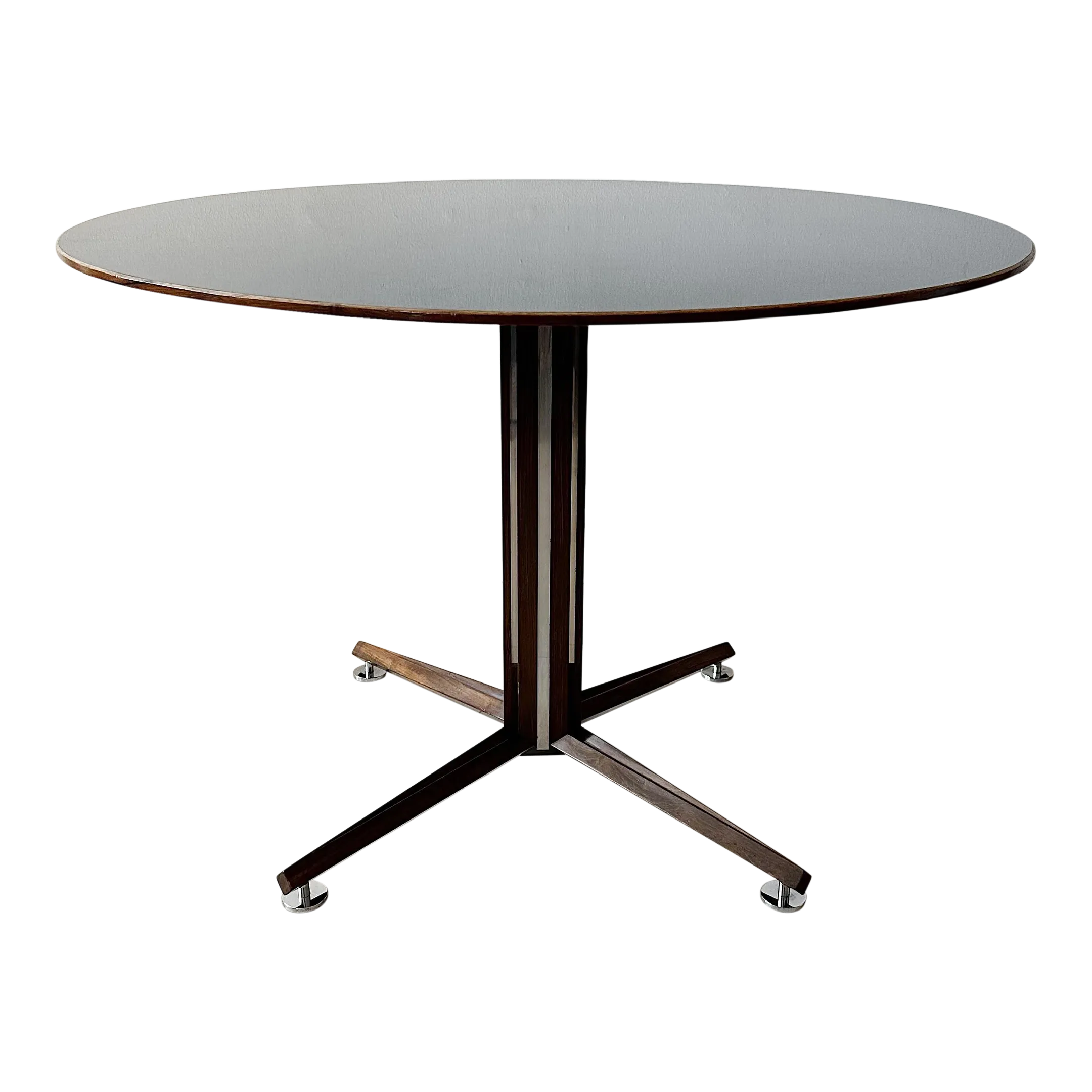 Edward Wormley for Dunbar Round Center Table | Chairish