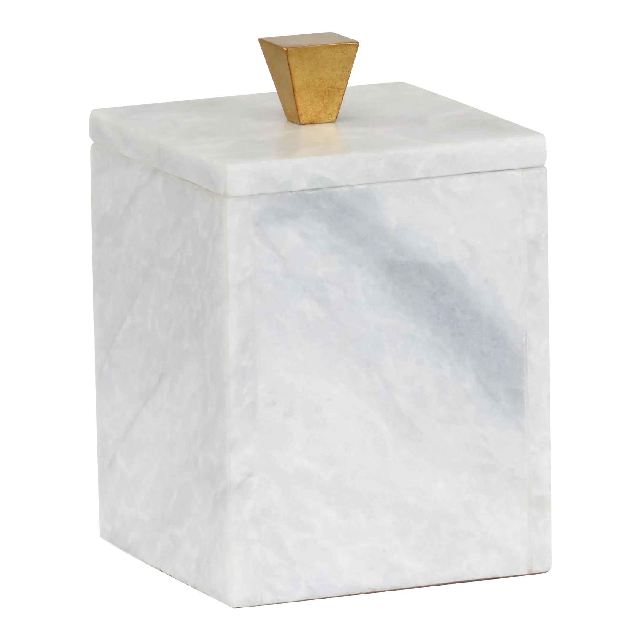 Tall Merle Square Box | Chairish