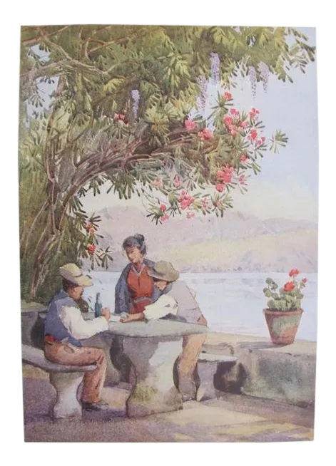 1905 Original Italian Print - Italian Travel Colour Plate - a ...