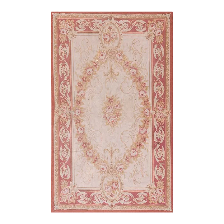 1980s European Needlepoint Rug 4'0" X 6'0" | Chairish