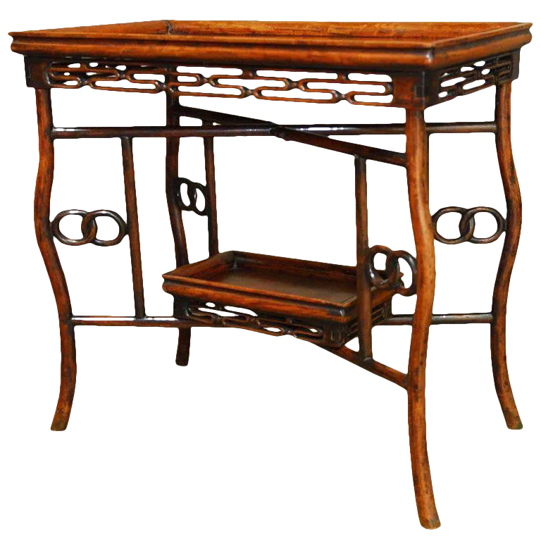 Chinese Qing Rosewood Folding Tray Table | Chairish
