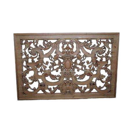 Outstanding Carved Wood Hanging Rococo Style Wall Plaque (C) | Chairish