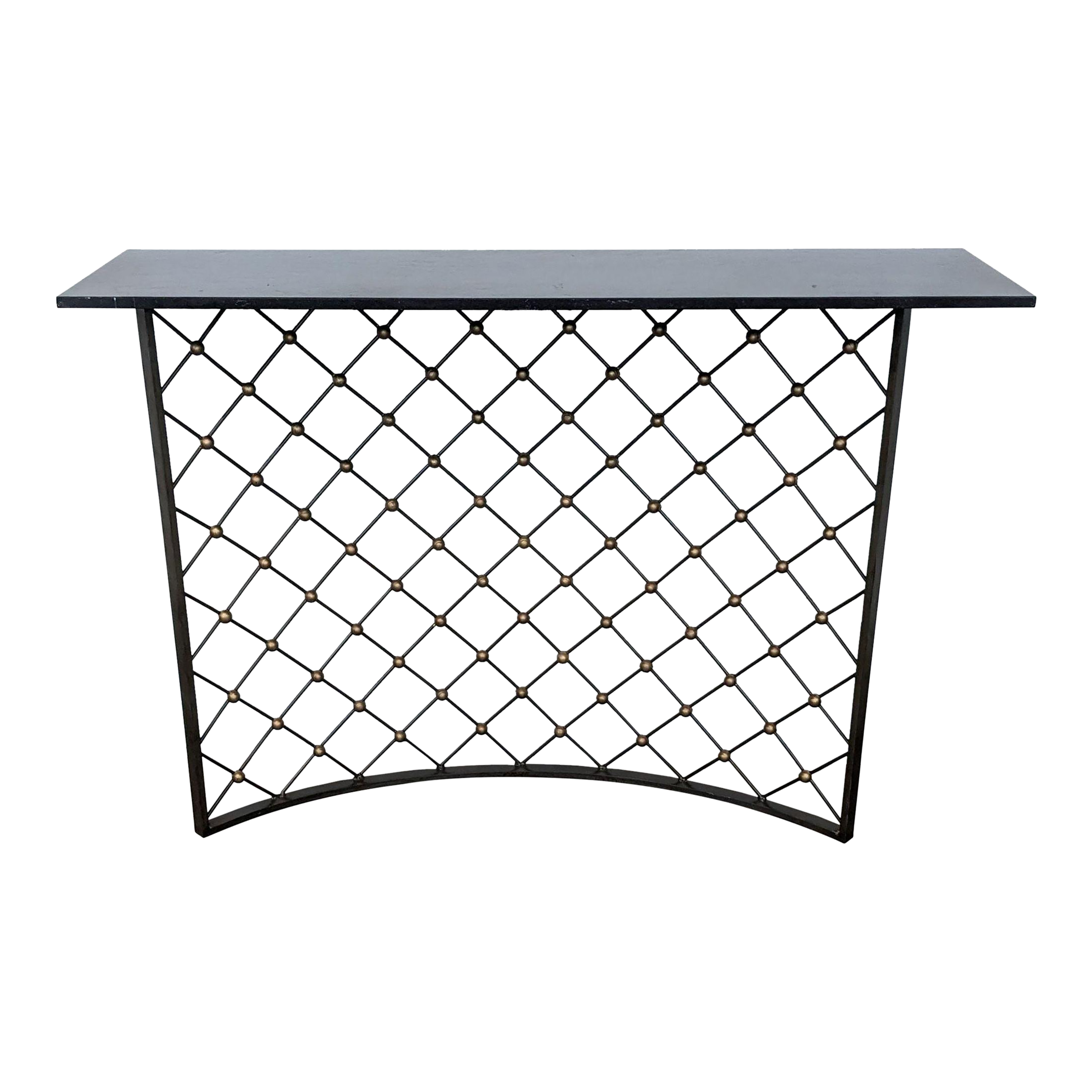 Marble Top Console Table | Chairish