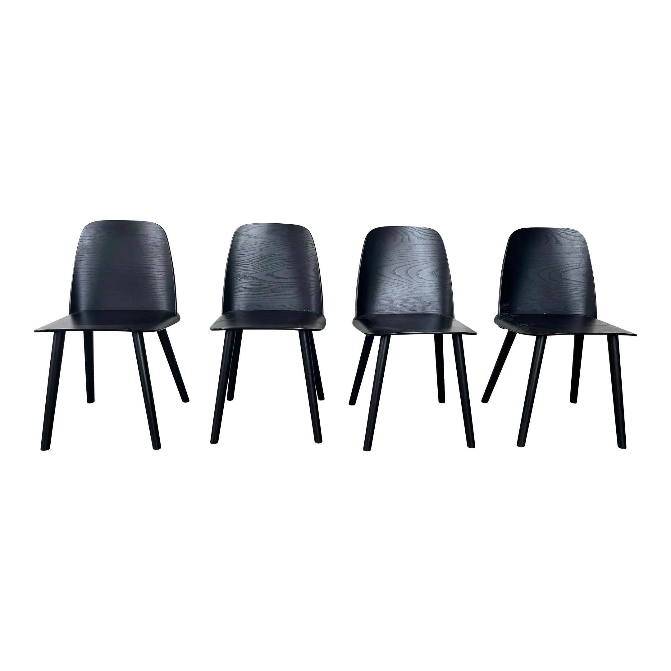 Muuto Nerd Chairs - Set of 4 | Chairish