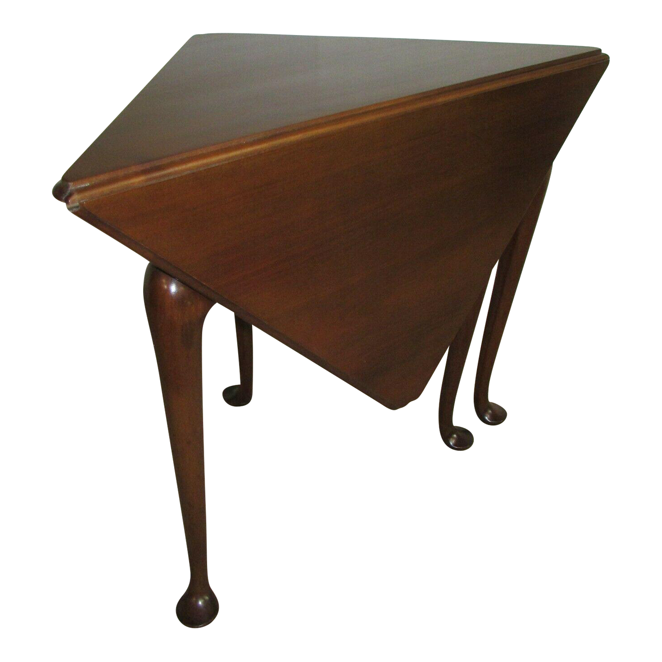 Kittinger Handkerchief Table Drop Leaf Corner Table | Chairish