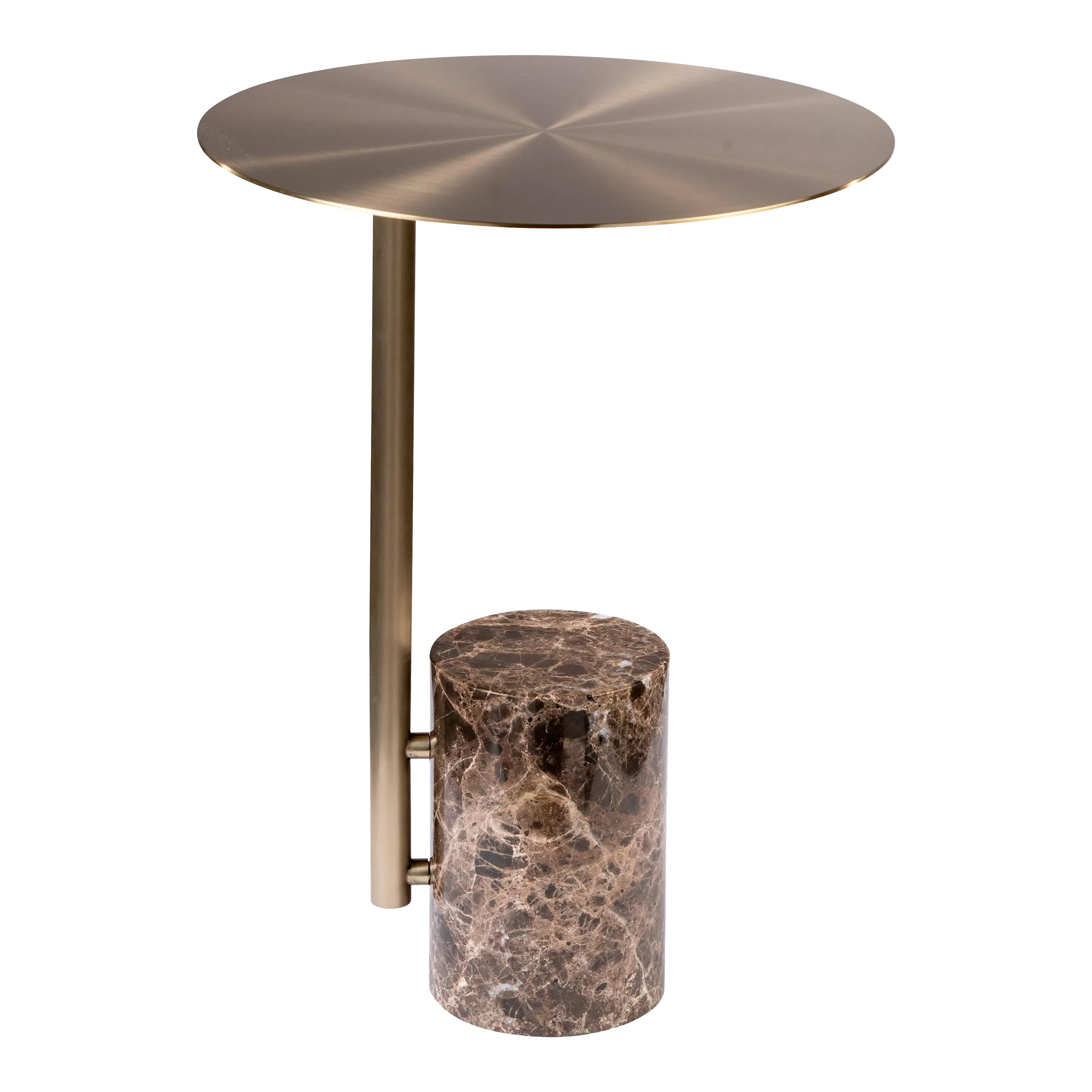 Emmy Marble Base Drink Table | Chairish