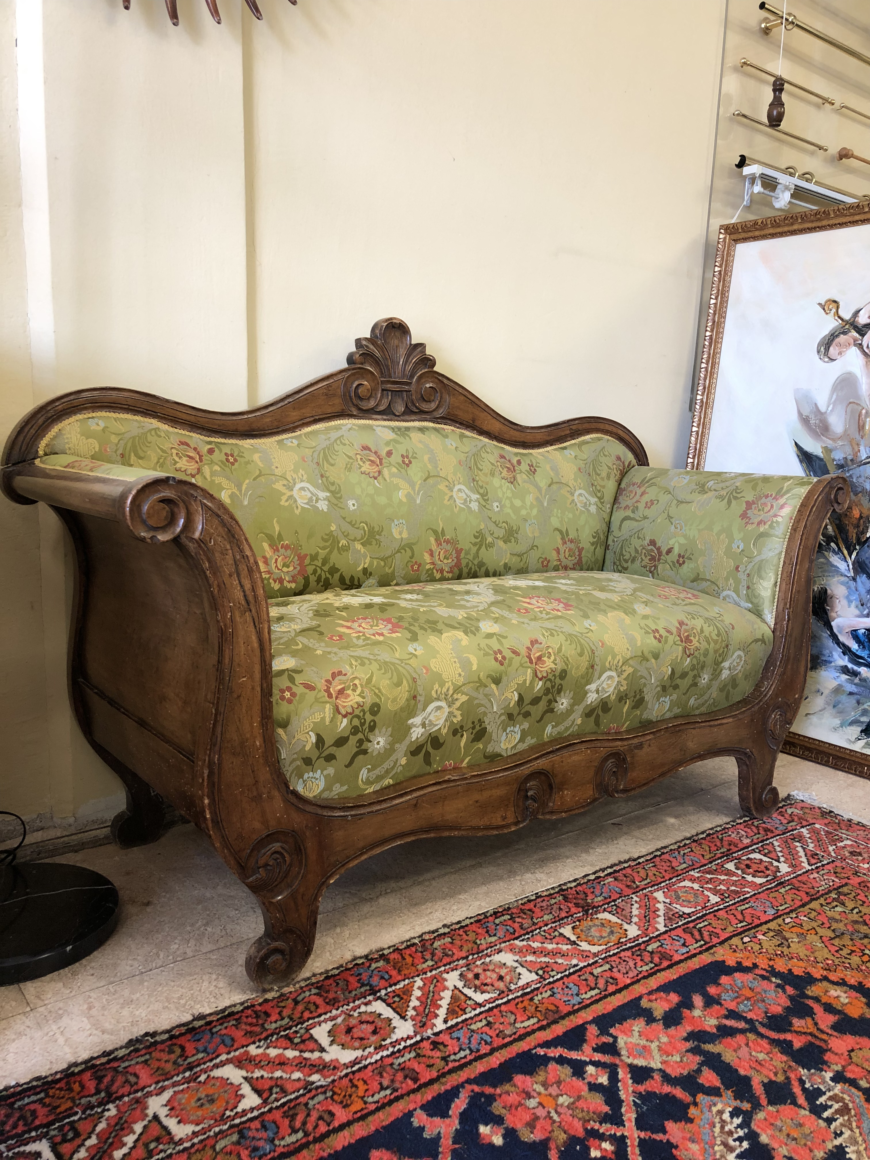 Early 20th Century Green Sofa Chairish