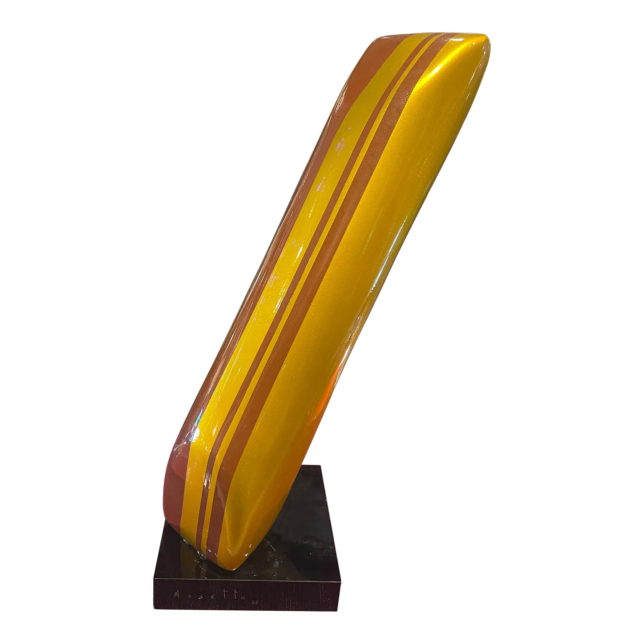 1980s Candy Sculpture by Franco Assetto Italian Signed | Chairish