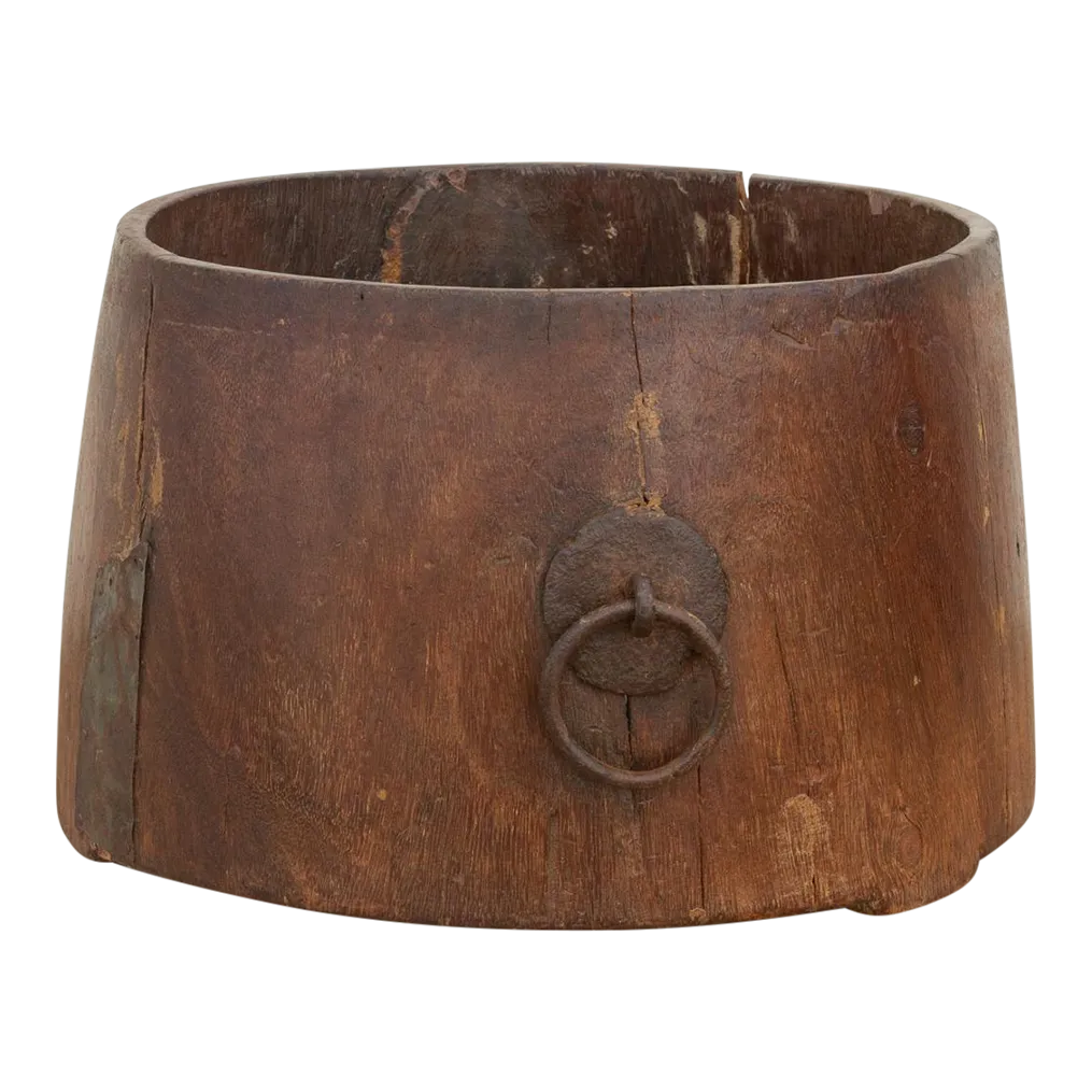 Tribal Vintage Textured Naga Rice Bowl | Chairish