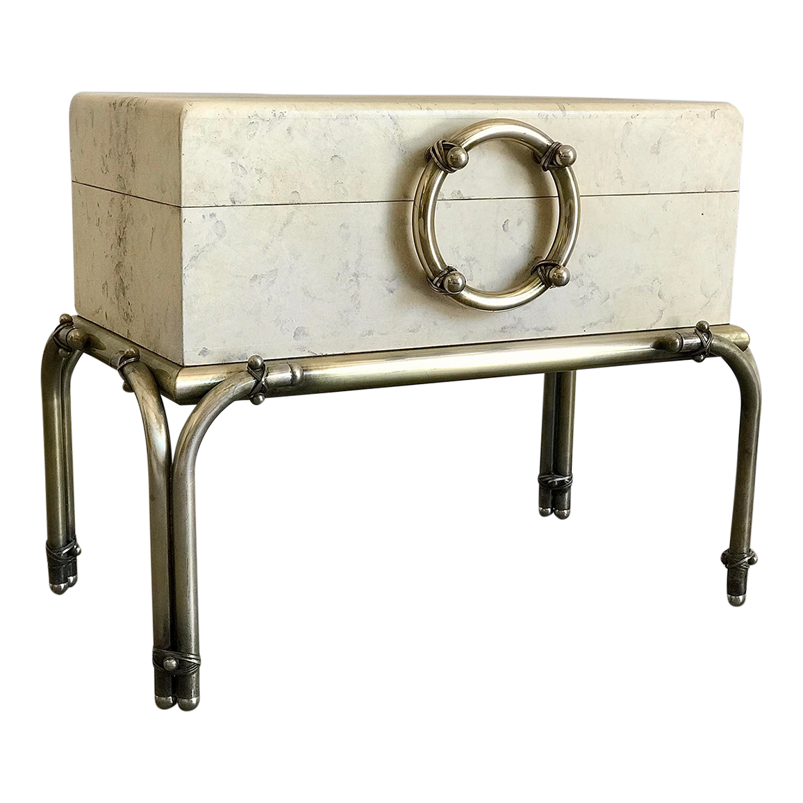 1970s Mid Century Hart Associates Box on Frame | Chairish