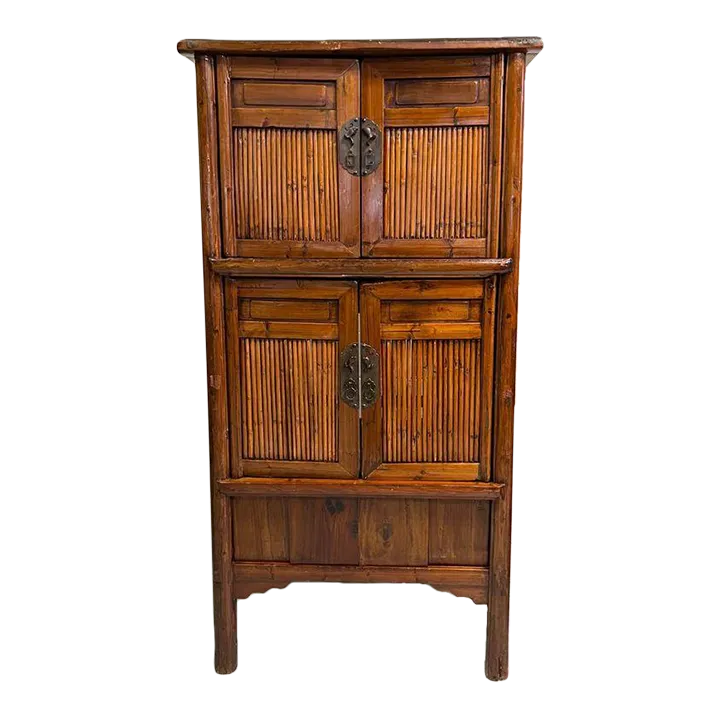 Antique bamboo cabinet store