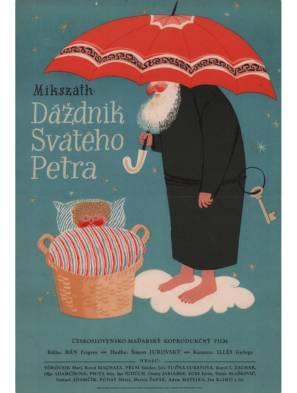 St. Peter's Umbrella 1958 Slovakian A3 Film Poster | Chairish