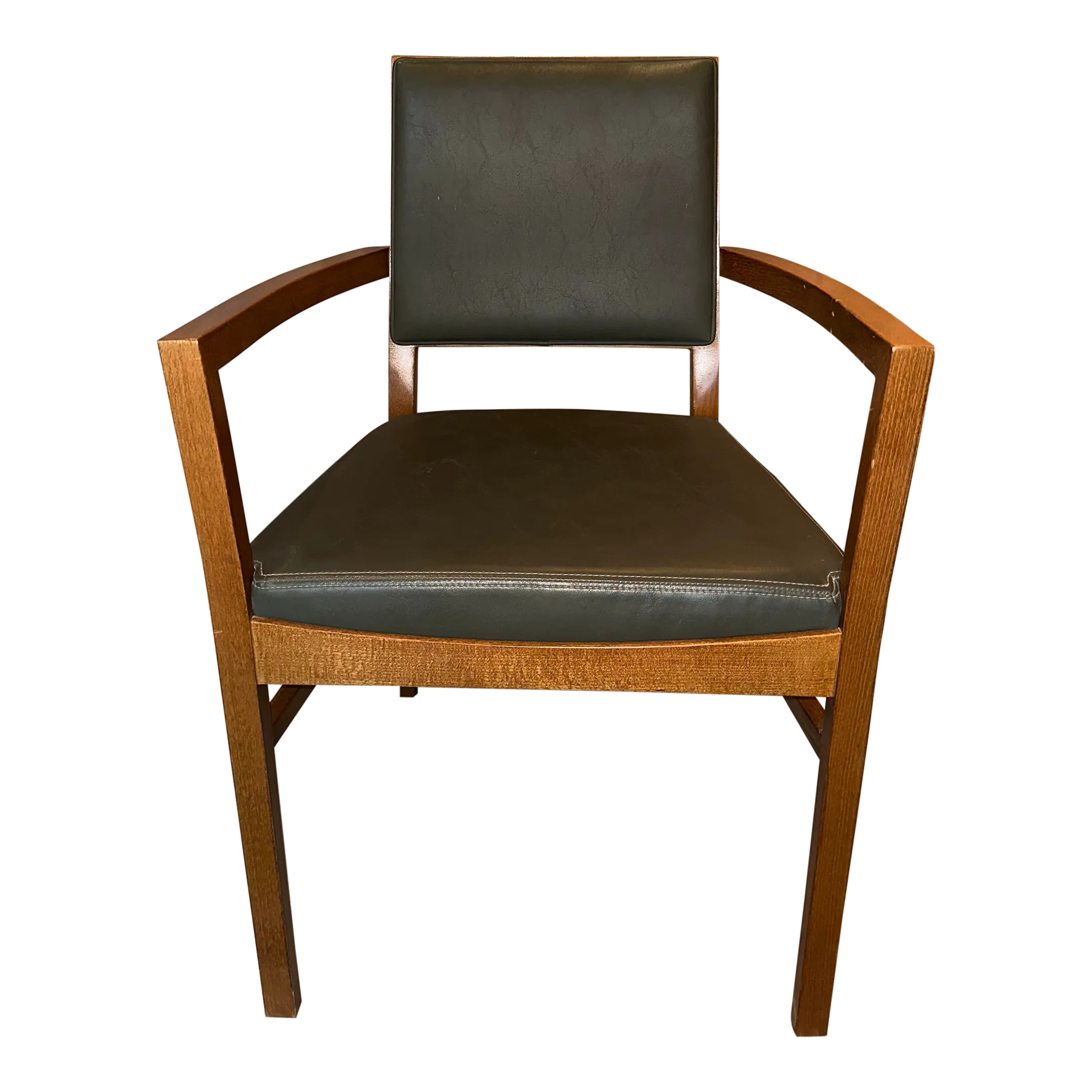 Grand Rapids Chair Company Green Chair | Chairish