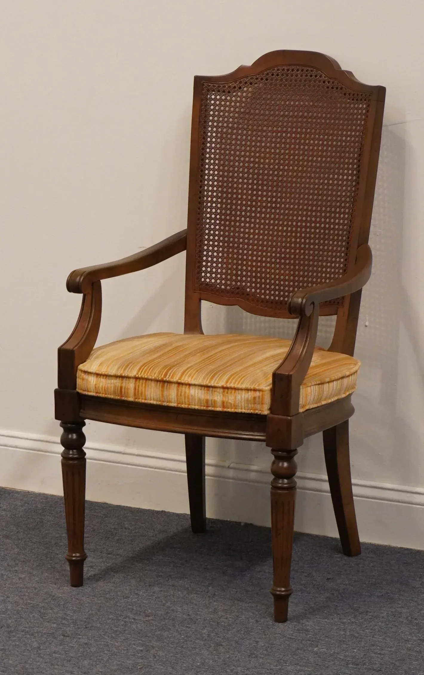 Ethan allen cane back chairs store