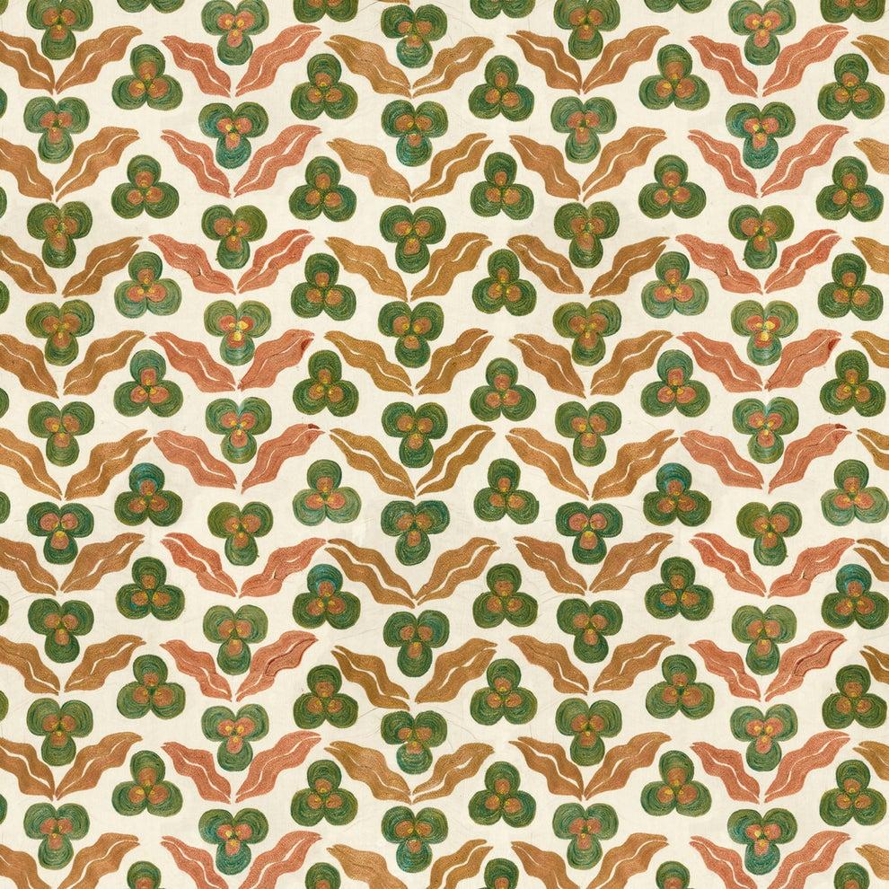 St. Frank Ginger Chintamani Wallpaper Swatch | Chairish