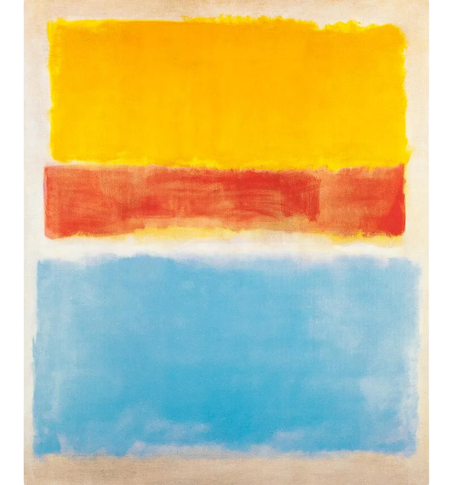 2003 After Mark Rothko "Untitled (Yellow, Red, and Blue)" Poster | Chairish