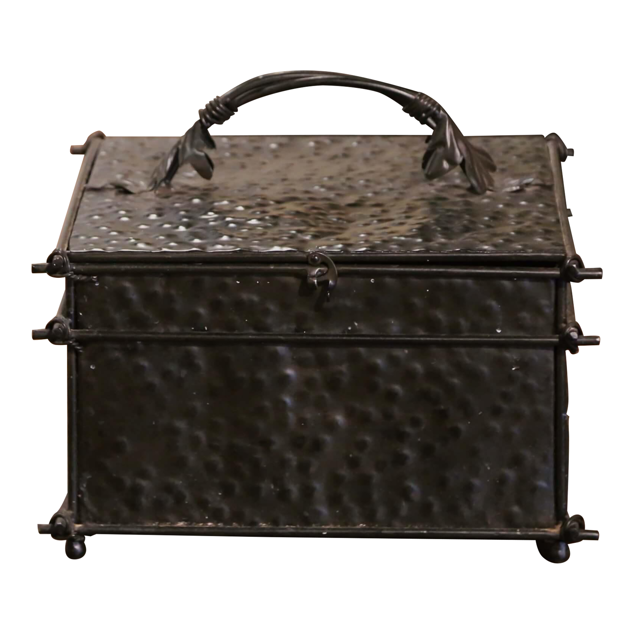 20th Century French Gothic Decorative Storage Box With Foliage Motifs ...