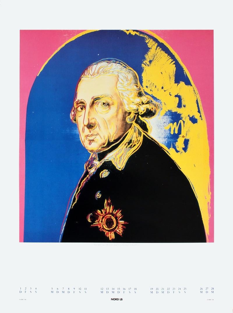 1990 Andy Warhol 'Frederick the Great' Pop Art Multicolor Offset ...